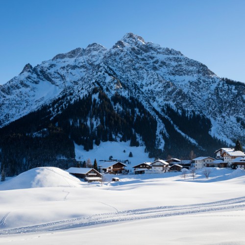 Mittelberg - wintersportplaats in Kleinwalsertal